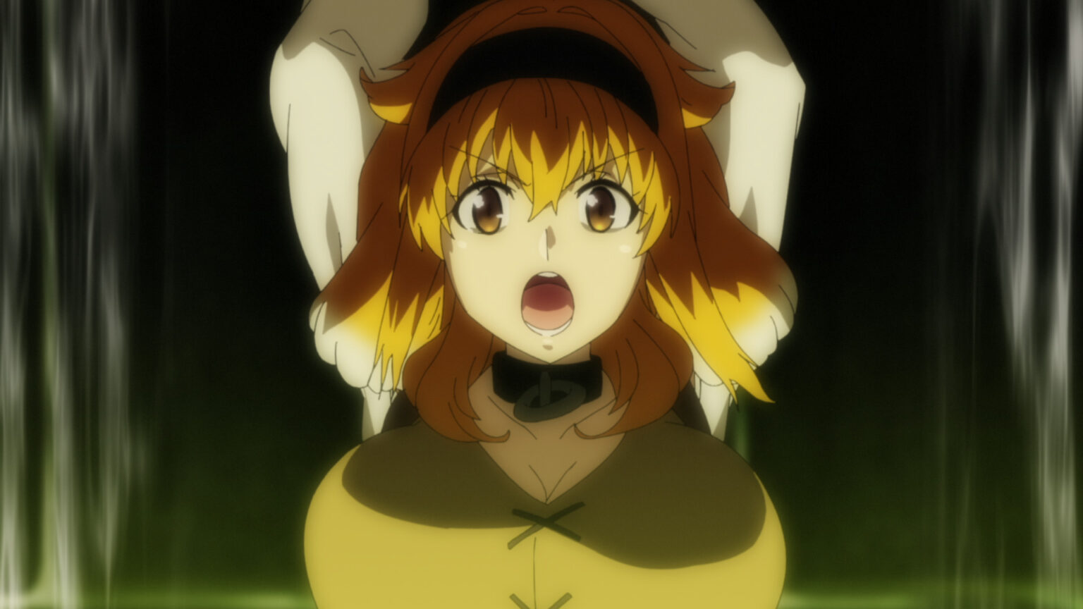 Michio tries using a bonus spell, but… TV anime「Isekai Meikyuu de Harem ...