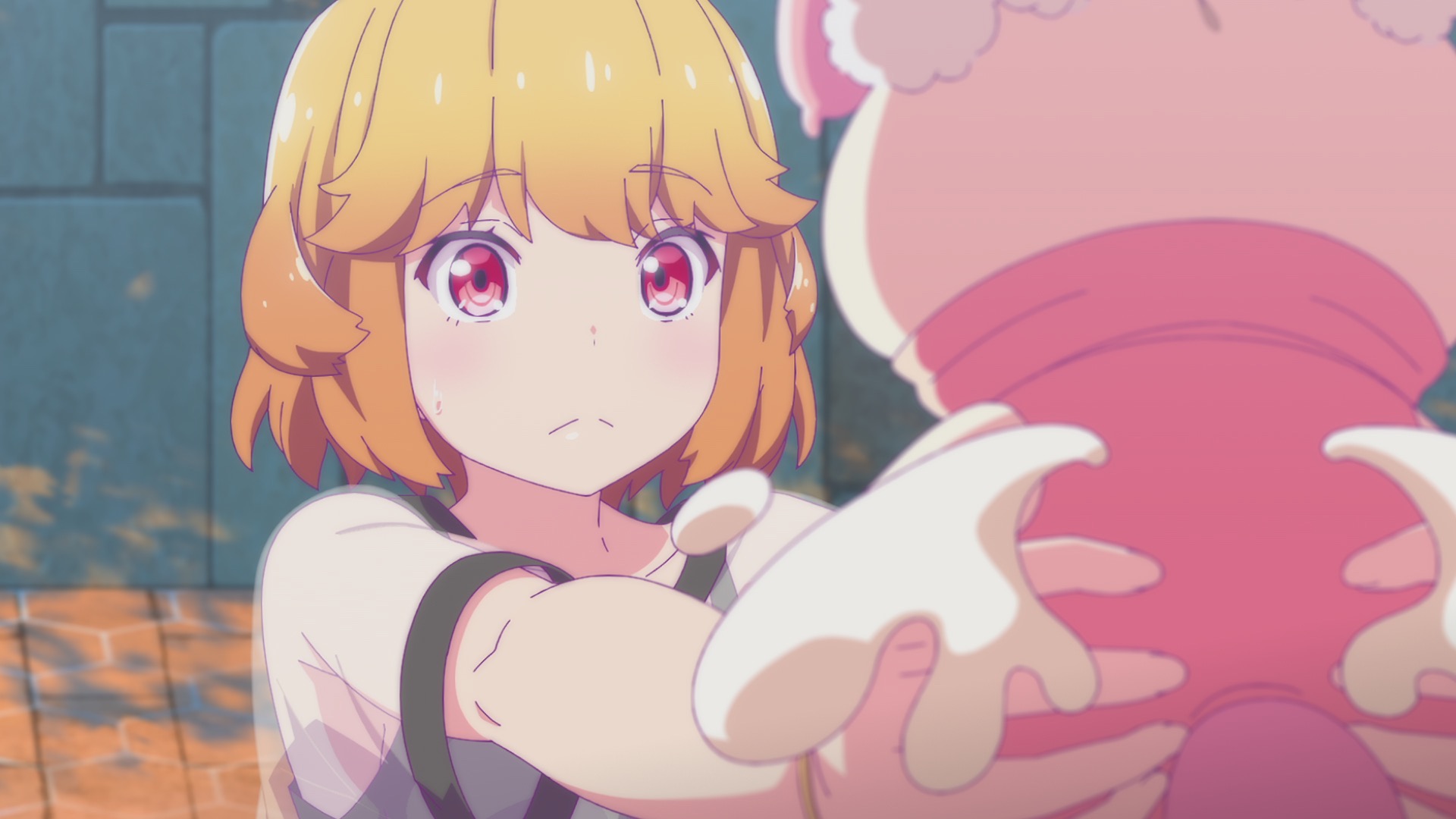 Yoshio is attacked by a suspicious flying object. TV anime Love Flops ...