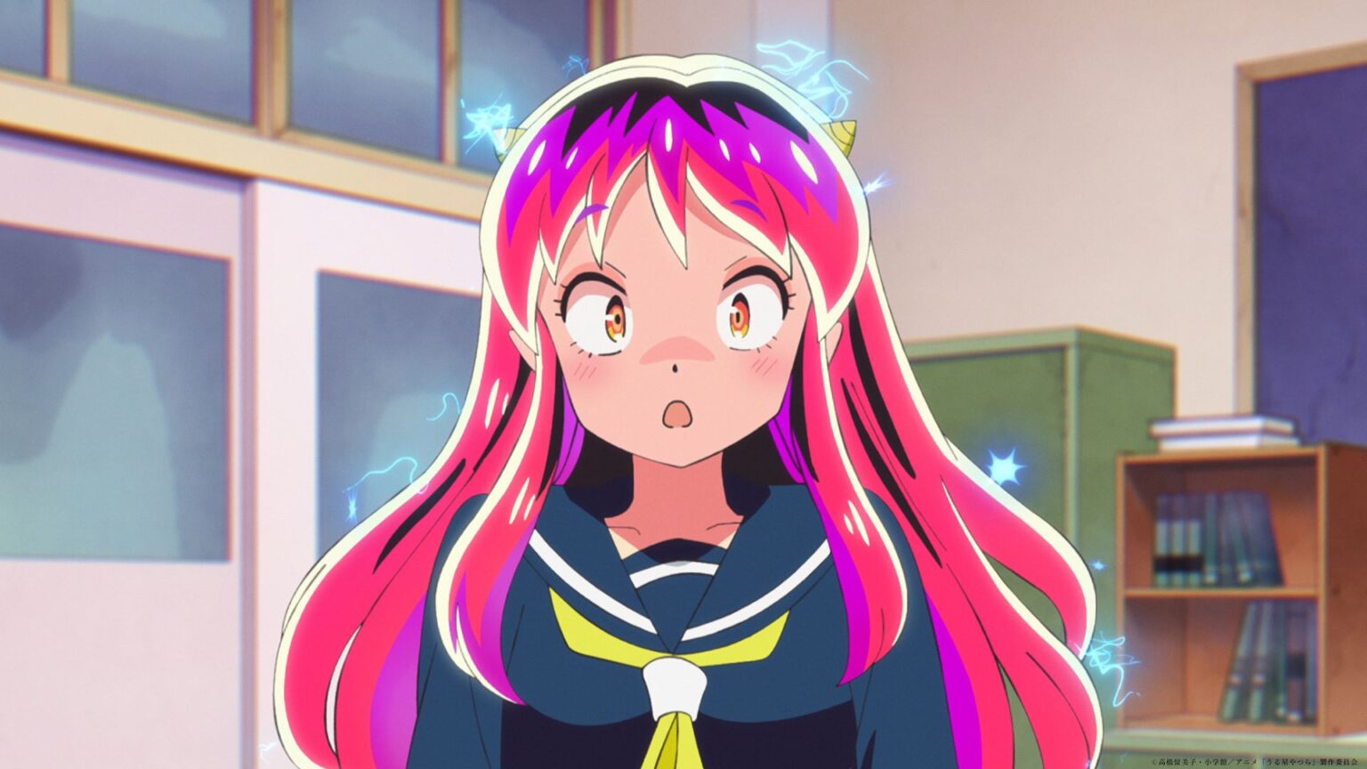 Lum gets drunk after being fed pickled plums, and then starts firing ...