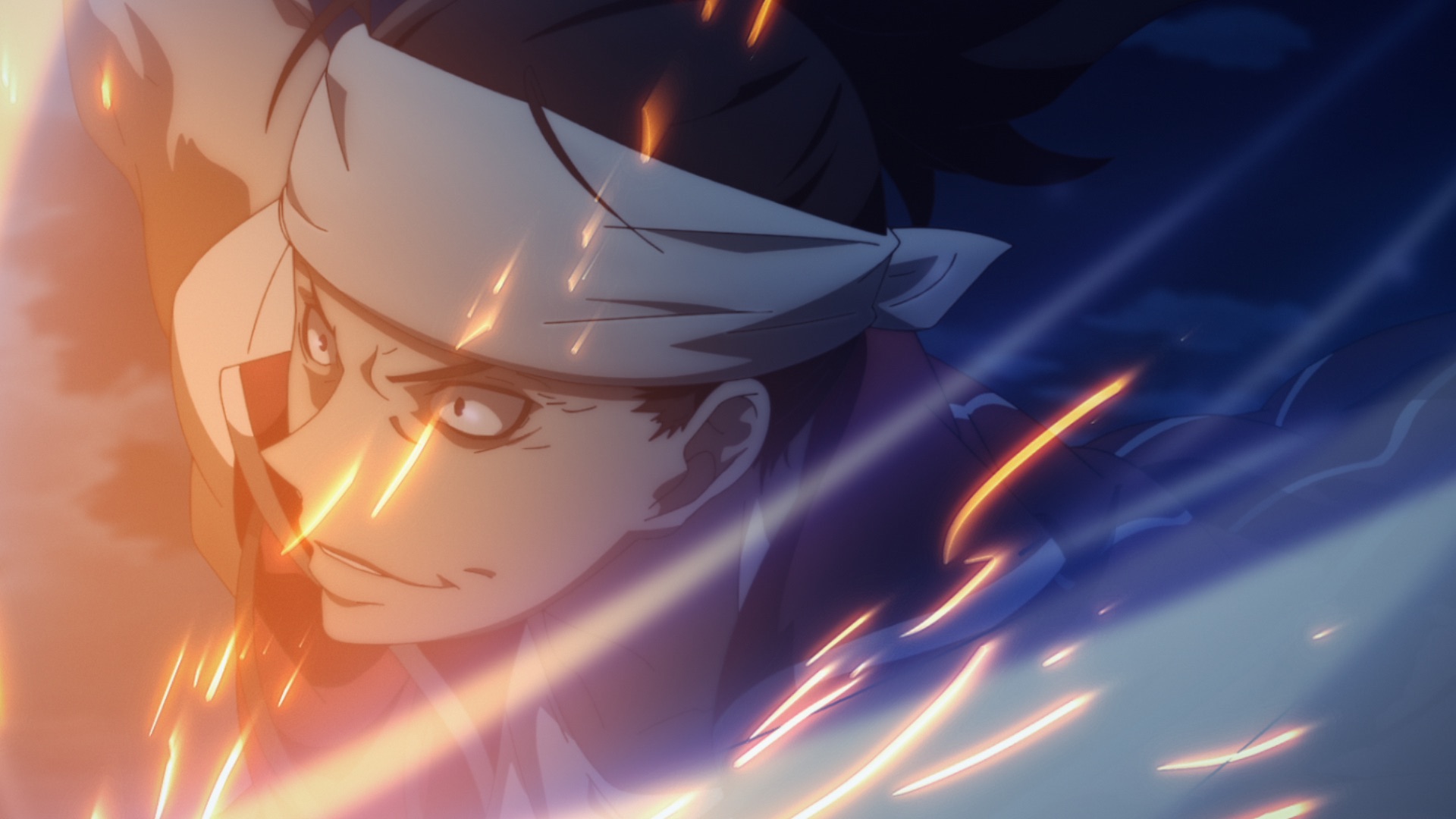 Having witnessed Nihilo’s power, Soujiro points his blade toward her and demands a fight. TV ...